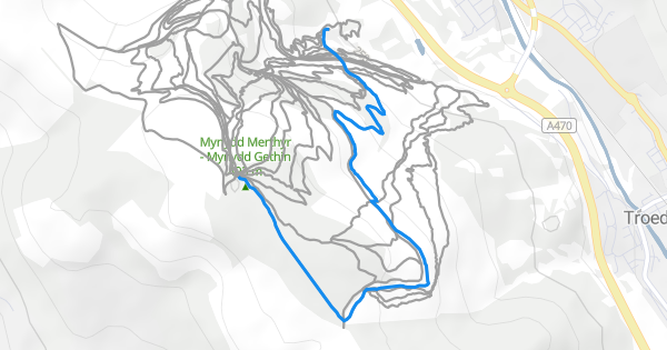 Beast of Burden Mountain Biking Trail - Abercanaid