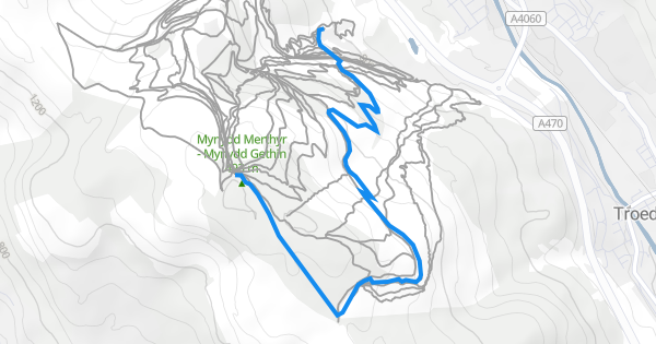 Beast of Burden Mountain Biking Trail - Abercanaid