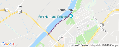 Fort Saskatchewan - Access Mountain Biking Trail - Fort Saskatchewan, AB