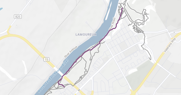 Fort Saskatchewan - Access Mountain Biking Trail - Fort Saskatchewan, AB