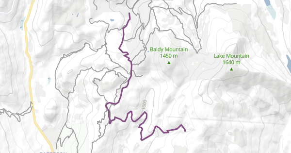 Malde Creek FSR Mountain Biking Trail - Rossland, BC