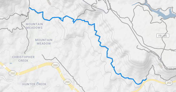 Highline Trail (260 TH to See Canyon) Multi Trail - Payson, AZ