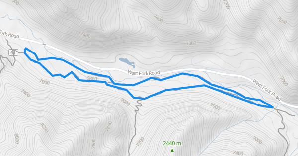 Silver Run Loop Mountain Biking Trail - Red Lodge, MT