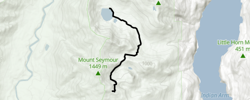 Elsay Lake Trail Hiking Trail - North Vancouver, BC