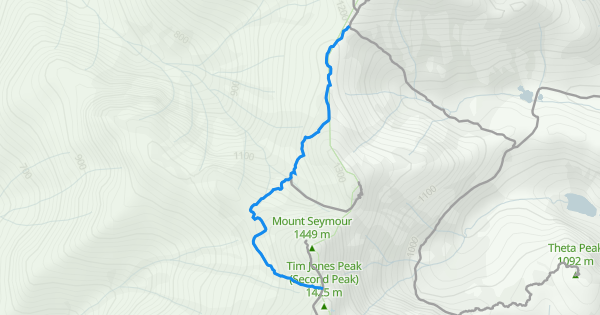 Mount Elsay / Mount Bishop Route Hiking Trail - North Vancouver, BC