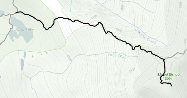 Mount Bishop Route Hiking Trail - North Vancouver, BC