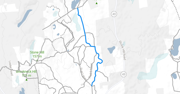 Pachaug Trail Hiking Trail - Voluntown, Connecticut