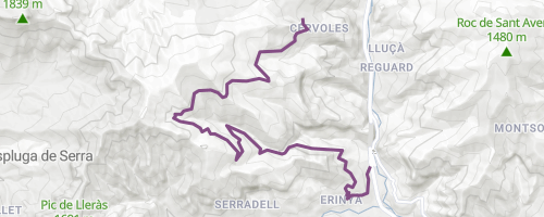 Pista Erinyà - Cérvoles Multi Trail - Tremp