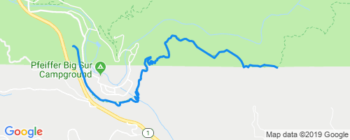 Pine Ridge Trail Hiking Trail - Big Sur, California