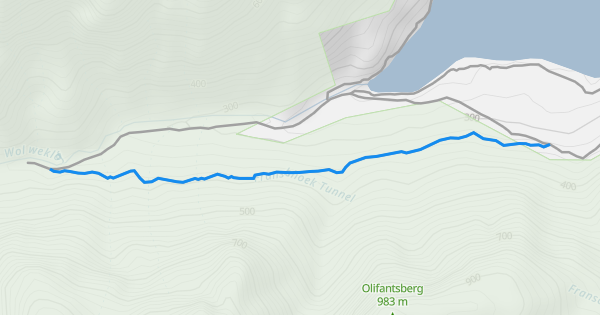Wolwekloof Contour Trail Mountain Biking Trail - Franschhoek