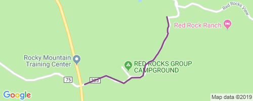 Red Rocks Campground Rd Mountain Biking Trail - Woodland Park, CO