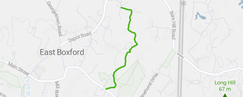 Coolidge Trail Mountain Biking Trail - Boxford, MA