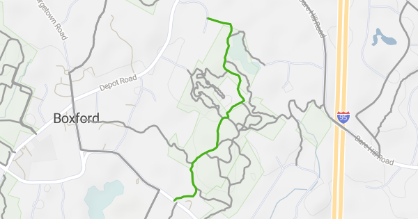 Coolidge Trail Mountain Biking Trail - Boxford, MA