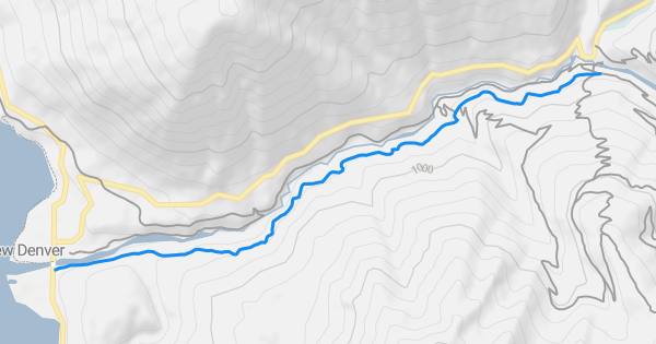 Old Sandon Road Trail Mountain Biking Trail - New Denver, BC