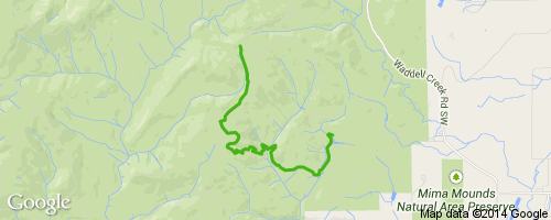 Mima Falls Trail West Mountain Biking Trail - Olympia
