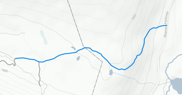 Akamina Pass Trail Multi Trail - Waterton, Alberta