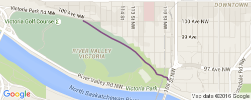 Victoria Golf Course Traverse Mountain Biking Trail - Edmonton