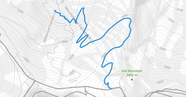 Mid-Vail Escape Mountain Biking Trail - Vail, Colorado