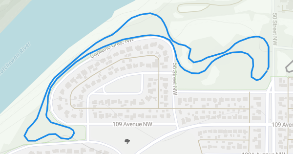 Capilano Skiing Trail - Northwest Edmonton, Alberta