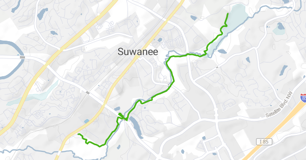 Suwanee Creek Greenway Mountain Biking Trail - Suwanee, GA
