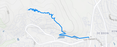 Majik Forest lower Mountain Biking Trail - Durbanville