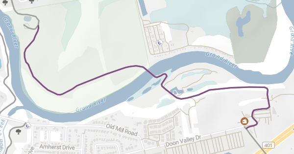 Grand River Trail Multi Trail - Kitchener-Waterloo, ON