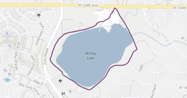 McKay Lake Loop Mountain Biking Trail - Broomfield, CO