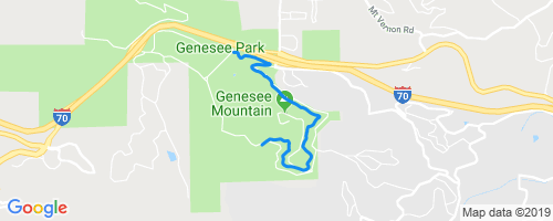 Genesee Mountain Mountain Biking Trail - Golden, Colorado