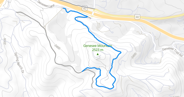 Genesee Mountain Mountain Biking Trail - Golden, Colorado