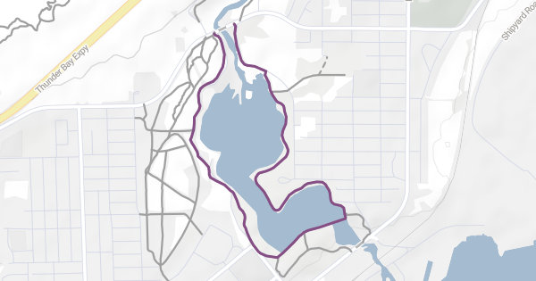 Thunder Bay Recreational Trail - Boulevard Lake Mountain Biking Trail ...