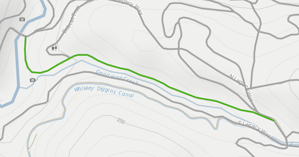 Hidden Falls Access Trail Mountain Biking Trail - Auburn