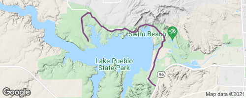 Lake Pueblo Bike Path Mountain Biking Trail - Pueblo