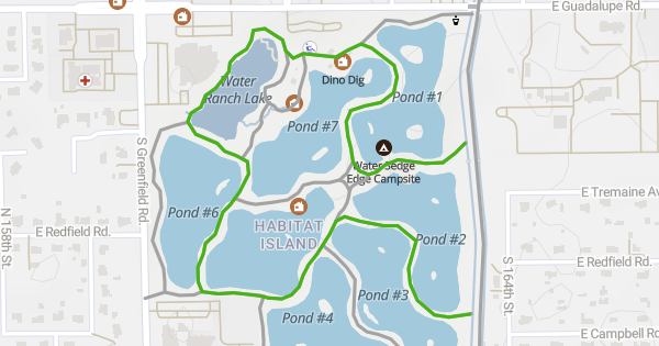 Gilbert Riparian Preserve Mountain Biking Trail - Gilbert, AZ