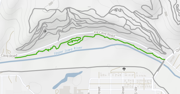 River Trail Mountain Biking Trail - Decorah, Iowa