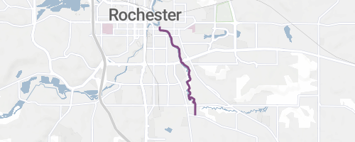 Bear Creek Trail Mountain Biking Trail - Rochester, MN