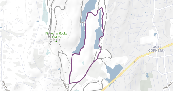 Reservoir Paved Loop Mountain Biking Trail - West Hartford