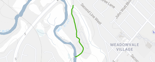 Meadowvale Conservation Area East Mountain Biking Trail - Mississauga