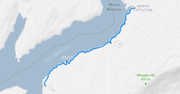 Moore Reservoir Trail, Bud Light Loop Mountain Biking Trail - Littleton, NH