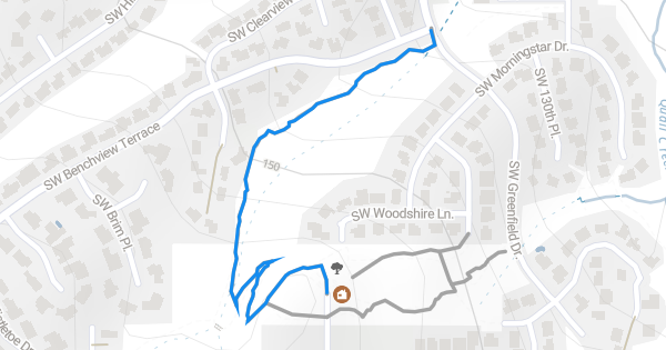 Bull Mountain Trail 1 Mountain Biking Trail - Tigard