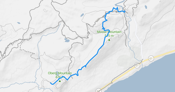 NCT/SHT - Oberg Mountain to Lutsen Mountains Recreation Area Multi ...