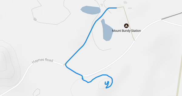 Mt Bundy Station to Look out and Grave Site Mountain Biking Trail