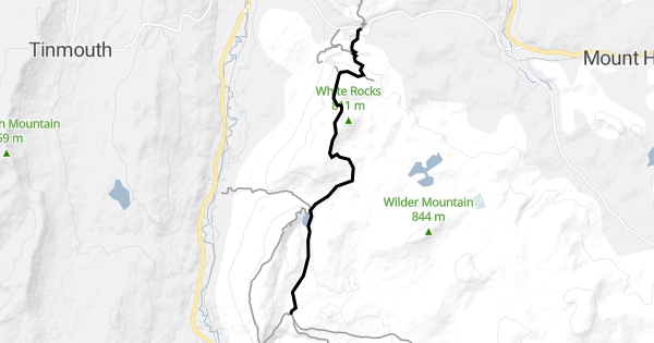 Long Trail - Little Rock Pond Hiking Trail - Wallingford, VT