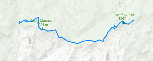 Appalachian Trail - Tray Mountain Hiking Trail - Hayesville