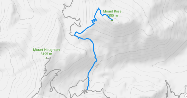 Mount Rose Summit Trail Hiking Trail - Incline Village