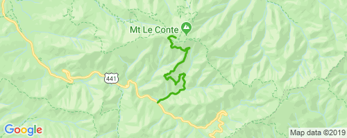 Alum Cave Trail Hiking Trail - Gatlinburg, Tennessee