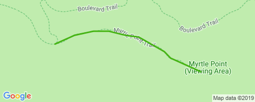 Myrtle Point Trail Hiking Trail - Gatlinburg, Tennessee