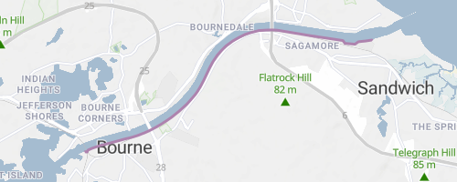 Cape Cod Canal Bikeway SouthEast Mountain Biking Trail - Sandwich, MA