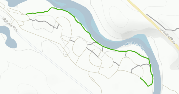 Wabasso Campground Trail Multi Trail - Jasper, Alberta