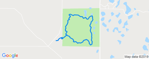 Turtle Mountain OHV Trail Mountain Biking Trail - Bottineau