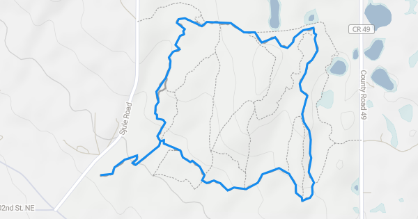 Turtle Mountain OHV Trail Mountain Biking Trail - Bottineau